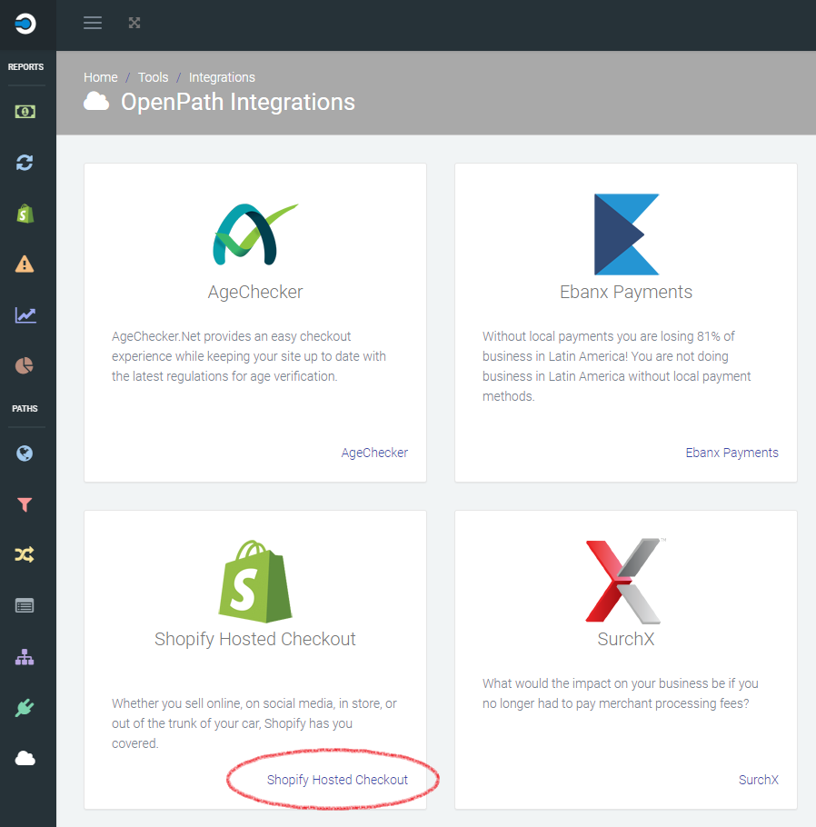SHOPIFY - Customizing your Payment Page – OpenPath, Inc.