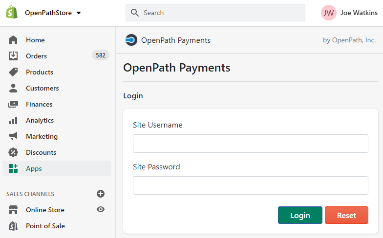 SHOPIFY - Installing OpenPath – OpenPath, Inc.